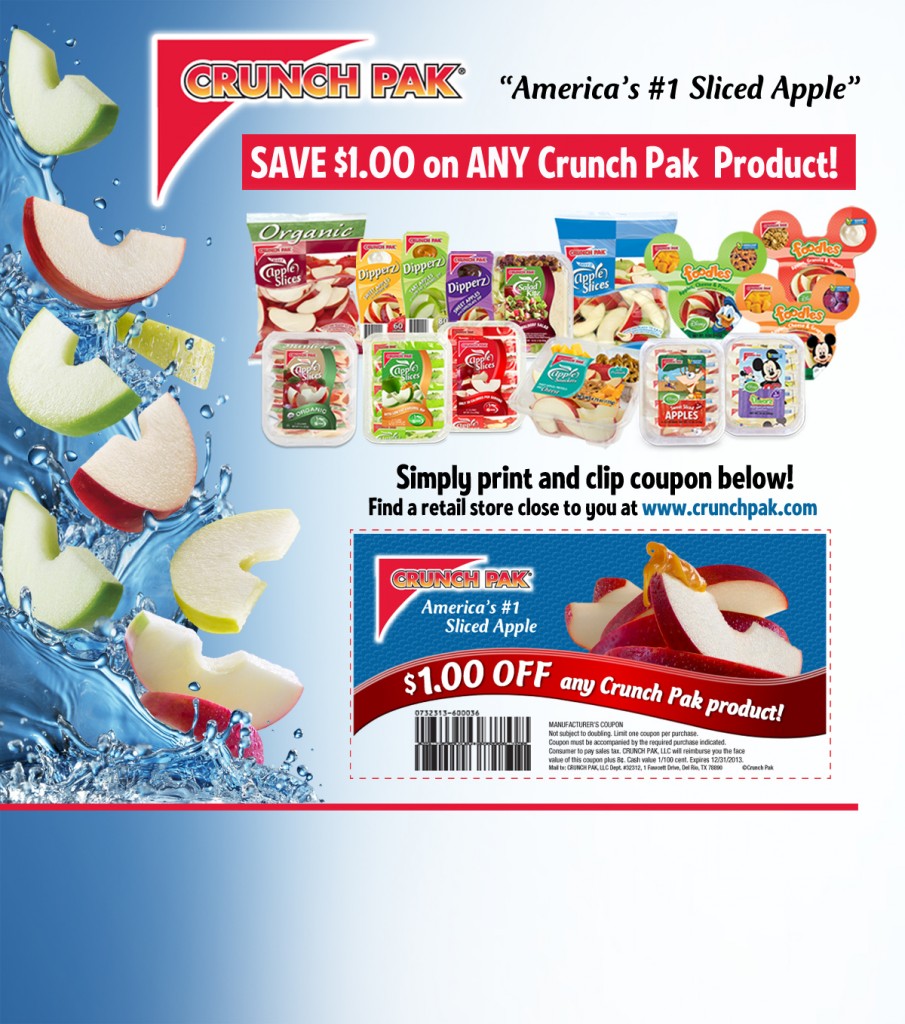 Crunch Pak Mobile Coupons Back-to-School Promotion - Sweeppea Blog