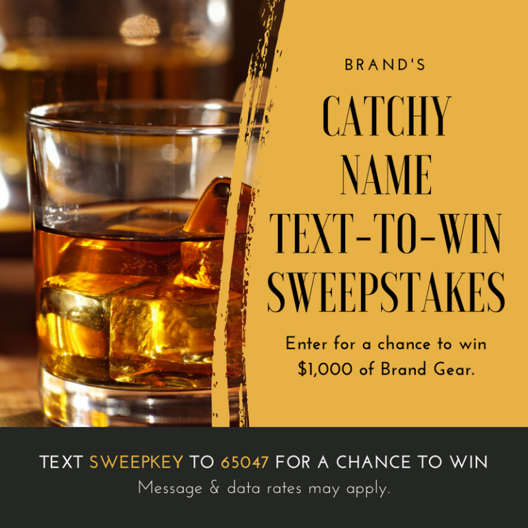 Graphics Tips (and Designs) to Promote Your Text to Win Sweepstakes ...
