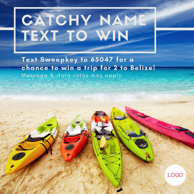 Graphics Tips (and Designs) to Promote Your Text to Win Sweepstakes ...