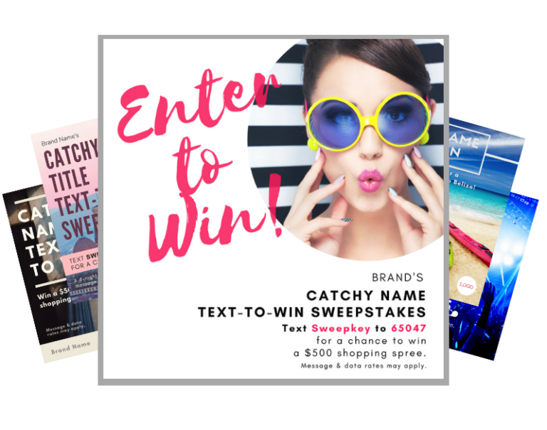 Graphics Tips (and Designs) to Promote Your Text to Win Sweepstakes ...